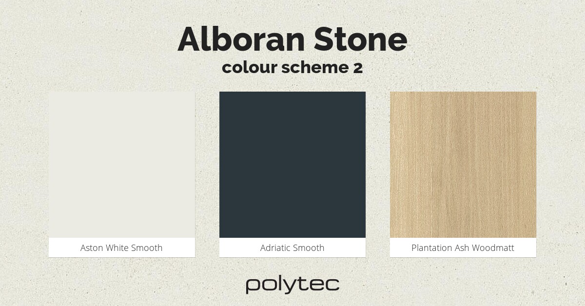 Alboran Stone - colour scheme 2 / Colour Collections / Polytec