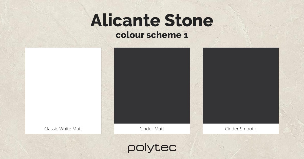 Alicante Stone - colour scheme 1 / Colour Collections / Polytec