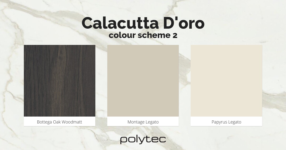 Calacutta D'oro - colour scheme 2 / Colour Collections / Polytec