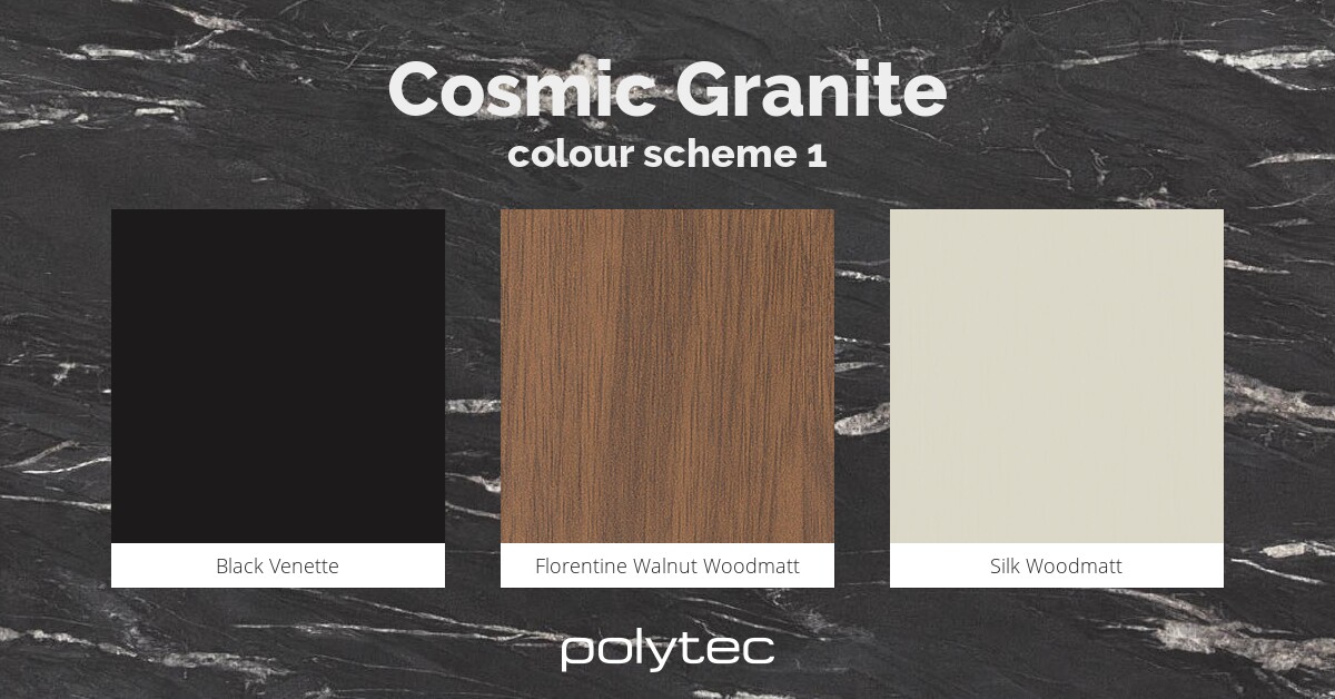 Cosmic Granite - colour scheme 1 / Colour Collections / Polytec