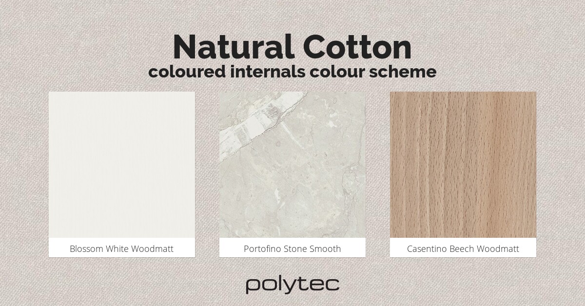 Natural Cotton - coloured internals colour scheme / Colour Collections ...