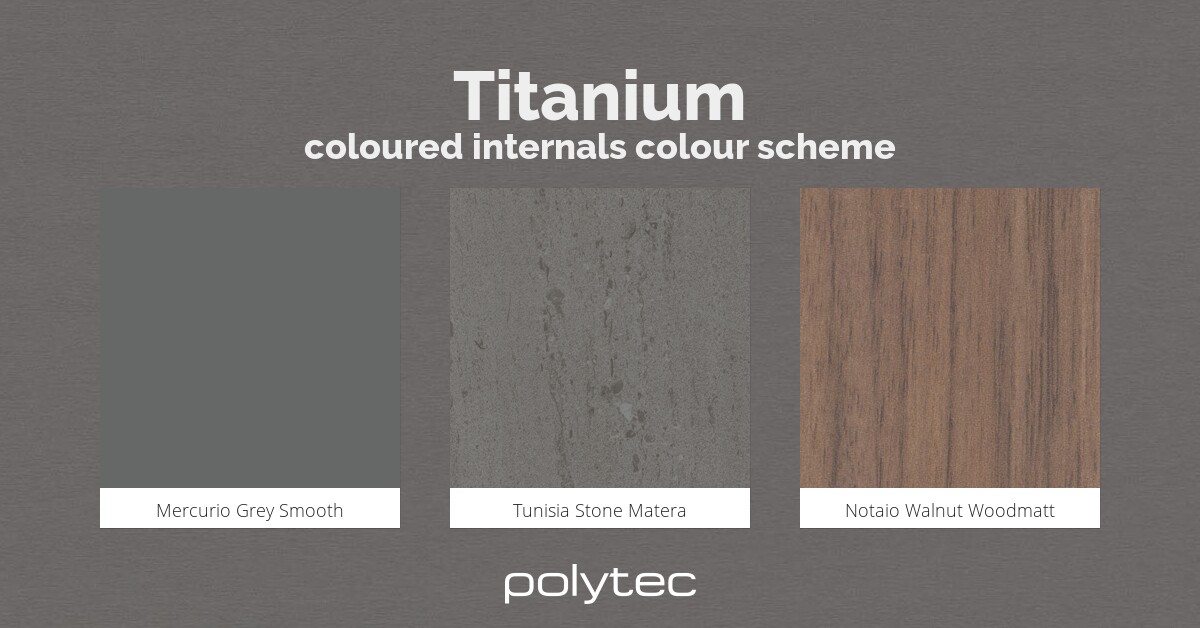 Titanium - coloured internals colour scheme / Colour Collections / Polytec