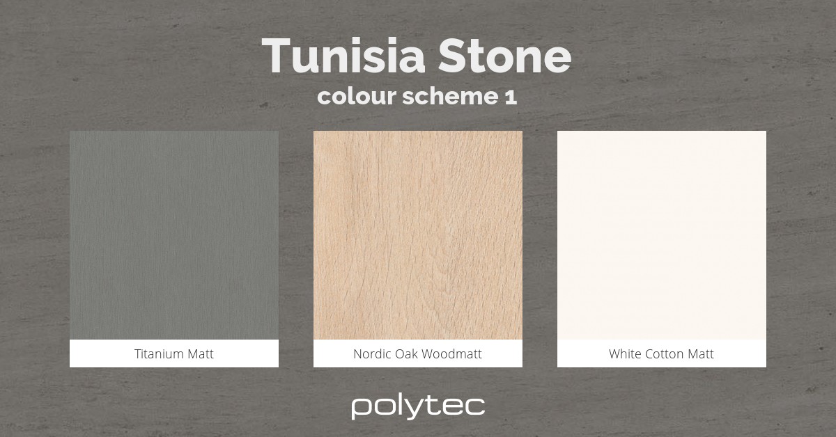 Tunisia Stone - colour scheme 1 / Colour Collections / Polytec