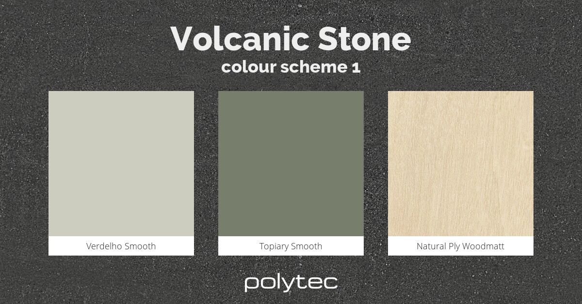 Volcanic Stone - colour scheme 1 / Colour Collections / Polytec